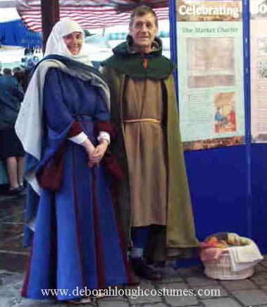 Deborah Lough Costumes - Norman Woman and Man, c.1150